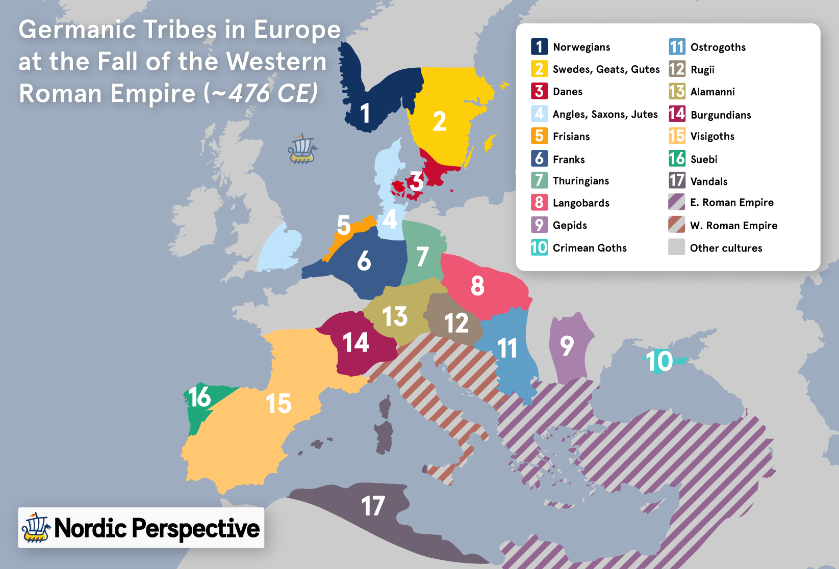 Scandinavian, Viking & Germanic Links Explained (With Maps)