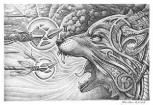 Fenrir: The Giant Wolf Who Slayed Odin in Norse Mythology
