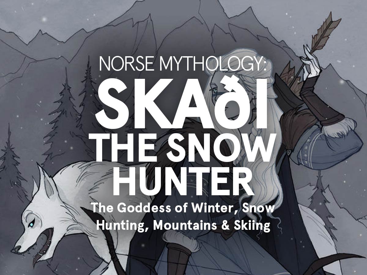 Ska i Norse Goddess Of Winter Mountains Hunting Ska i Norse Goddess Of Winter Mountains Hunting